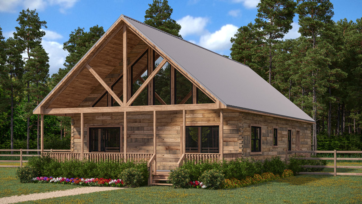 Sustainable living in all-cypress cabins